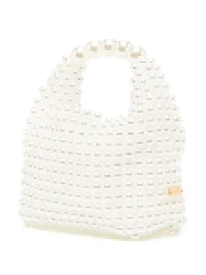 0711 TBILISI Mini Jodie Tote Bag - White