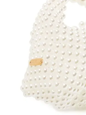 0711 TBILISI Mini Jodie Tote Bag - White