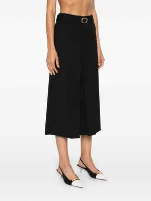 TWINSET Belted Wide Leg Trousers