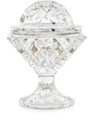 MARIO CIONI & C Crystal Candle Holder - White