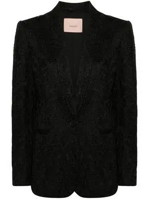 TWINSET Guipure Lace Blazer