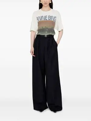 ANINE BING Cade Mushrooms T-shirt