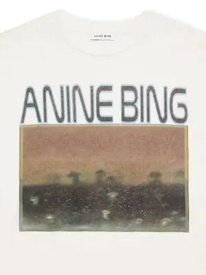 ANINE BING Cade Mushrooms T-shirt