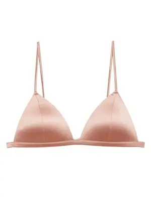 Fleur Du Mal Molded Luxe Triangle Bra
