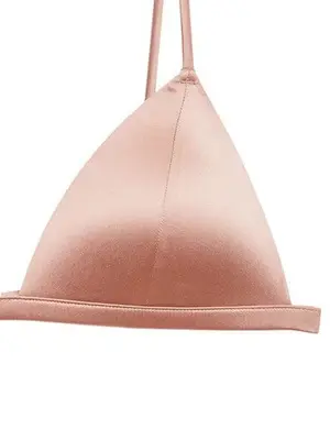 Fleur Du Mal Molded Luxe Triangle Bra