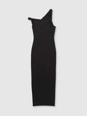 Good American Twisted Strap Jersey Maxi Dress