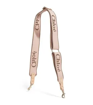 Chloé Logo-embroidered Bag Strap