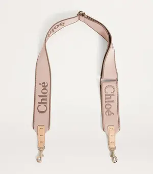 Chloé Logo-embroidered Bag Strap