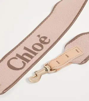 Chloé Logo-embroidered Bag Strap