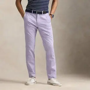 Ralph Lauren Slim Fit Performance Chino Pant Powder Purple