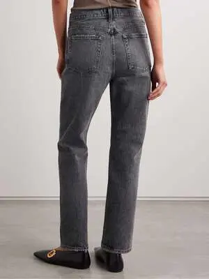 AGOLDE Valen Mid-rise Straight-leg Jeans