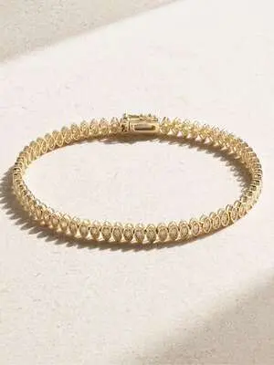 SYDNEY EVAN Evil Eye Diamond Bracelet
