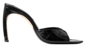Victoria Beckham Croc-effect Leather Sandals