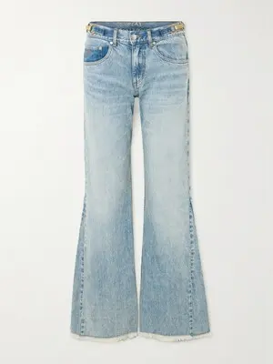 Stella McCartney Frayed Flared Jeans