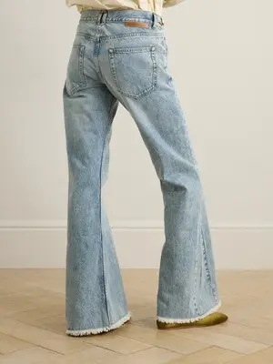 Stella McCartney Frayed Flared Jeans