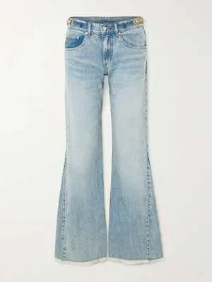 Stella McCartney Frayed Flared Jeans
