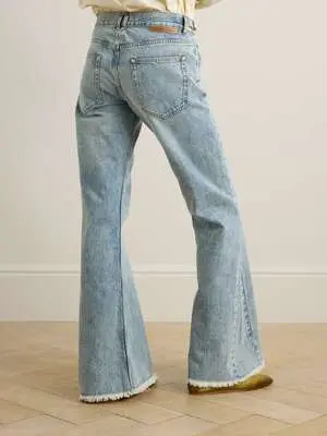 Stella McCartney Frayed Flared Jeans