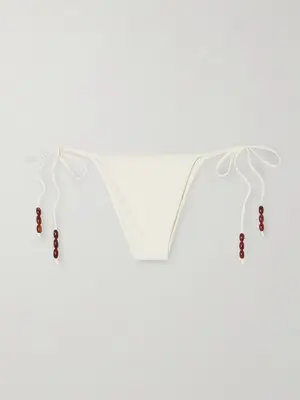 Magda Butrym Bead-embellished Bikini Briefs