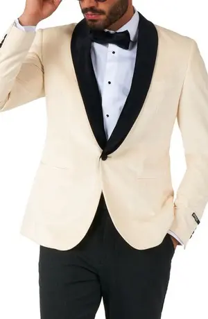 Opposuits Ivory Champaigne Dinner Jacket - White