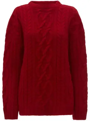 JW Anderson Cable-knit Crew-neck Jumper