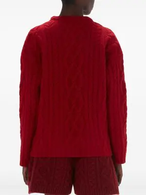 JW Anderson Cable-knit Crew-neck Jumper
