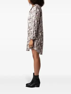 Zadig&Voltaire Rais Animal Print Dress