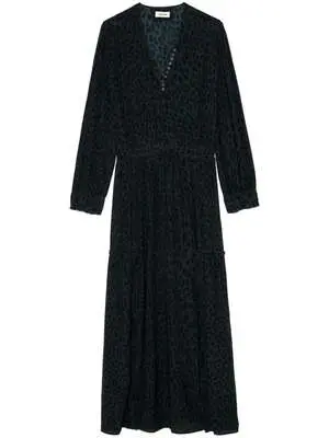 Zadig&Voltaire Rabella Leopard Print Dress