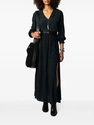Zadig&Voltaire Rabella Leopard Print Dress