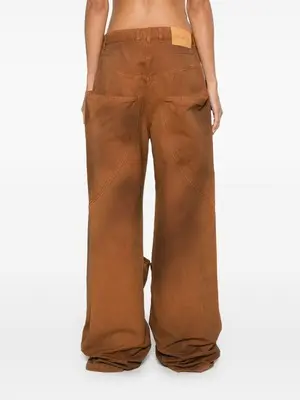 Attico Cotton Canvas Trousers