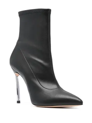 Casadei 120mm Blade Boots - Black