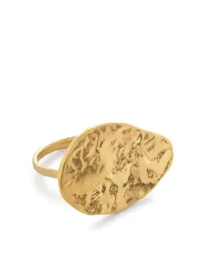 Monica Vinader Capri Teardrop Sculpted Ring - Gold