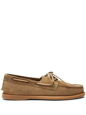 SCAROSSO Morgan Boat Shoes - Neutrals