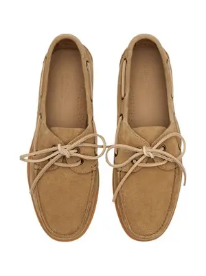 SCAROSSO Morgan Boat Shoes - Neutrals