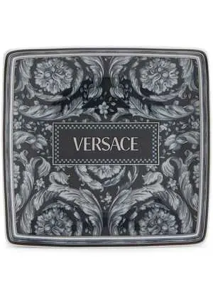 Versace Barocco Haze Plate - Black