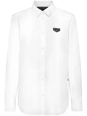 Philipp Plein Poplin Shirt - White