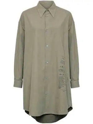 MAISON MARGIELA Cotton Poplin Shirt Dress