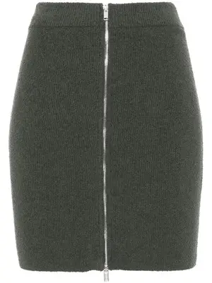 Nanushka Bouclé Miniskirt - Grey