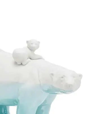 LLADRO Mummy Bear And Babies Sculpture