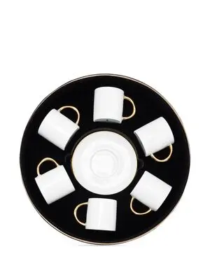 L'Objet Neptune Espresso Cups And Saucer