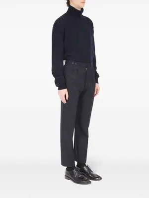 MAISON MARGIELA Virgin-wool Cropped Trousers