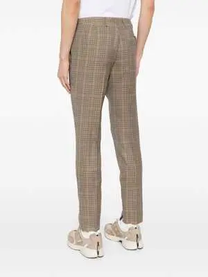 LANVIN Checked Tapered Trousers