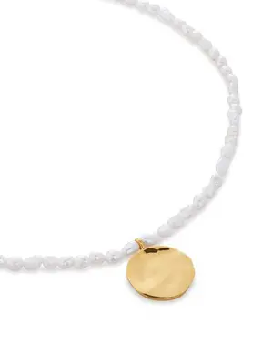 Monica Vinader Capri Keshi Pearl Necklace - White