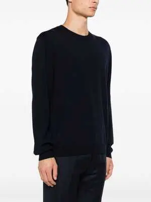 A.p.c. Logo-embroidered Sweater - Blue
