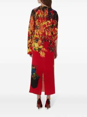 JW Anderson Drape-front Asymmetric Maxi Dress