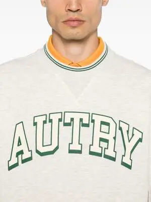 AUTRY Logo-print Sweatshirt - Grey