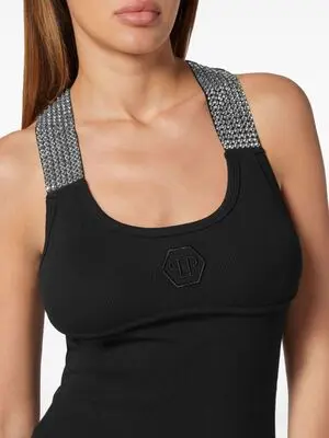 Philipp Plein Crystal-embellished Minidress
