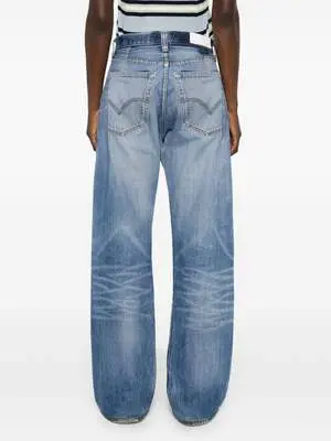 RE/DONE High-rise Straight Leg Jeans