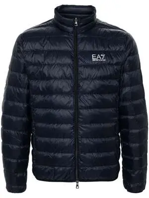 EA7 Quilted Down Jacket - Blue