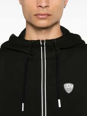 Emporio Armani Rubberised Logo Hoodie