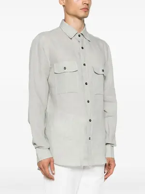 Brioni Military Shirt - Green